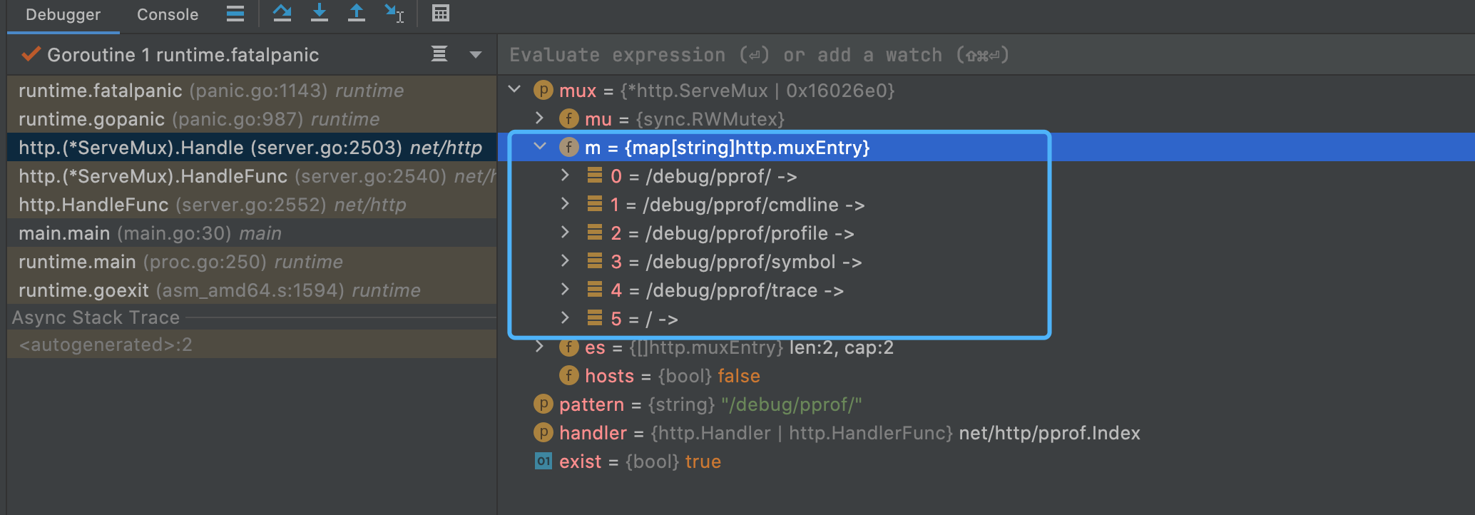 Debugpprofcmdline